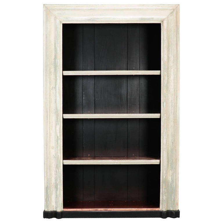 19th Century Door Frame Bookcase with Copper Lined Shelves For Sale at ...