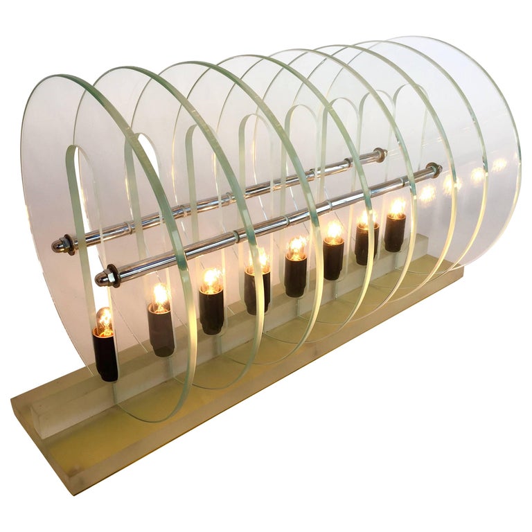 Kinetic Optic Italian Design Lamp, Italy, 1980s For Sale at 1stDibs