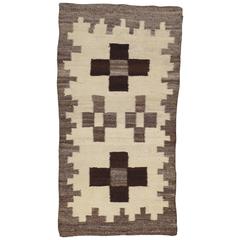 Vintage Navajo Rug in Storm Pattern at 1stdibs