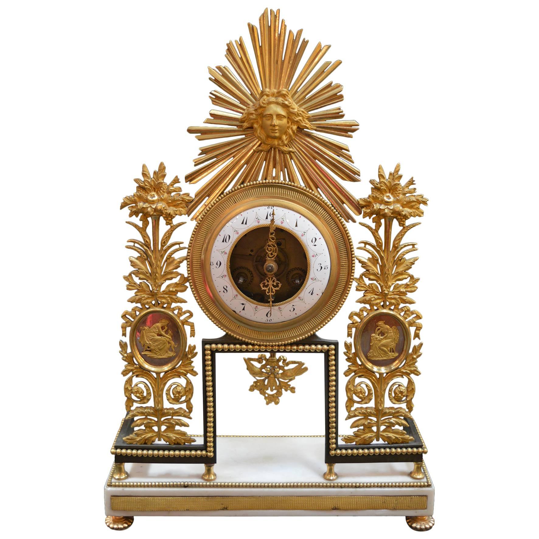 French Late 19th Century Skeleton Clock For Sale at 1stDibs