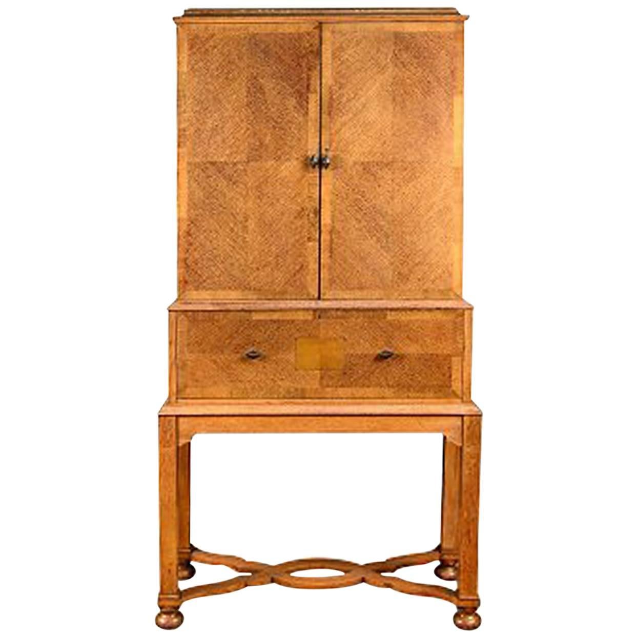 George Walton Style of a Small Arts and Crafts Oak Sideboard with ...