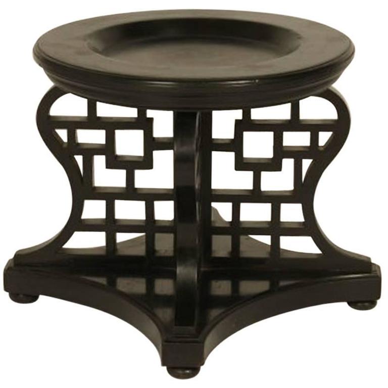 A Rare Anglo-Japanese Ebonized Ginger Jar Stand For Sale at 1stdibs