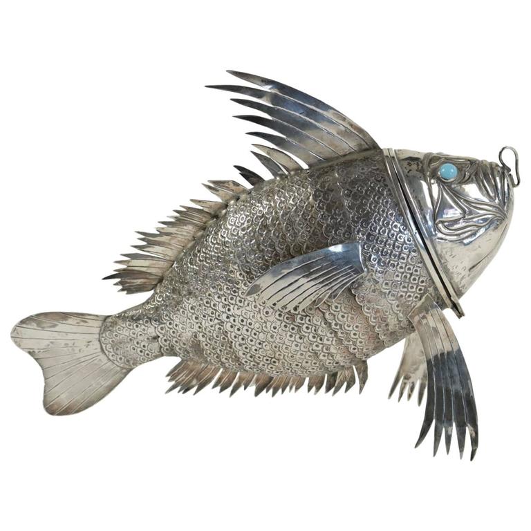Solid Silver Table Fish at 1stDibs