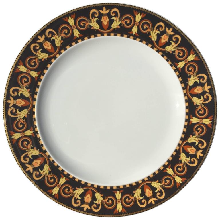 Versace "Barocco" Pattern Single Luncheon or Salad Plate, Rosenthal ...