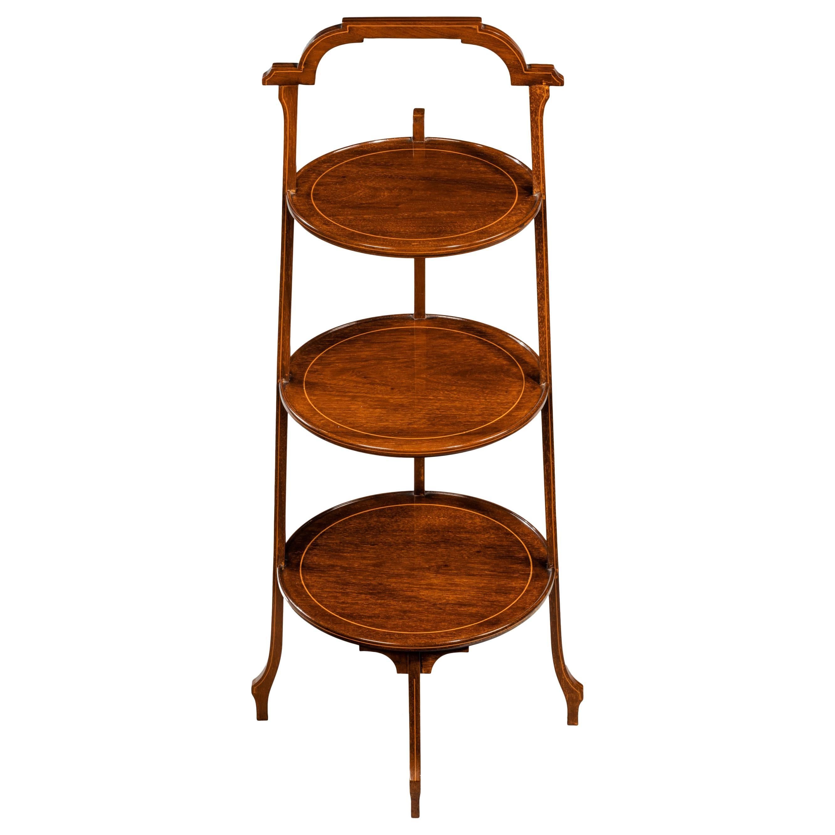 Late 19th Century Three-Tier Table Top Stand at 1stDibs