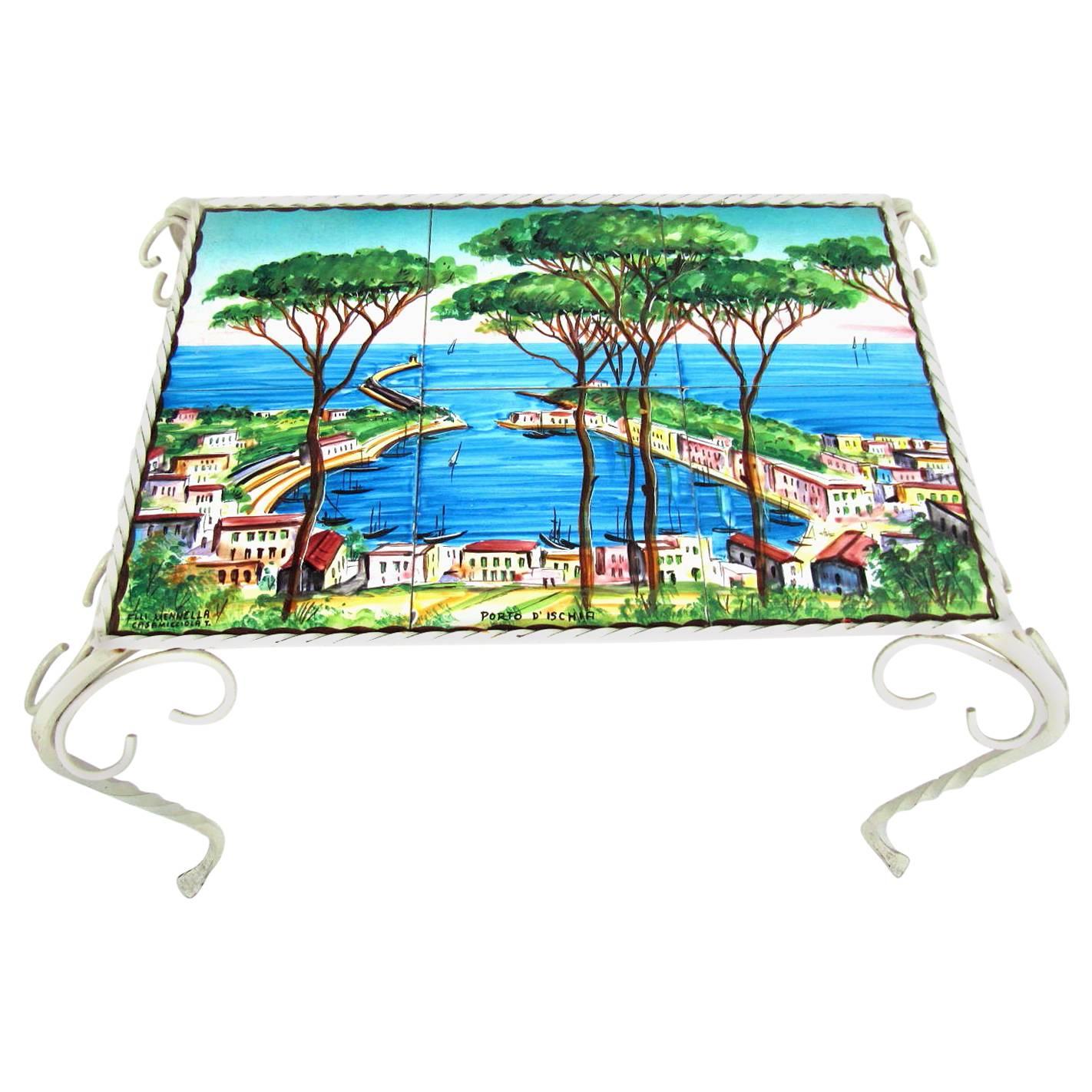 Tile Table, Fratelli Mennella, Ischia, Italy For Sale at 1stDibs