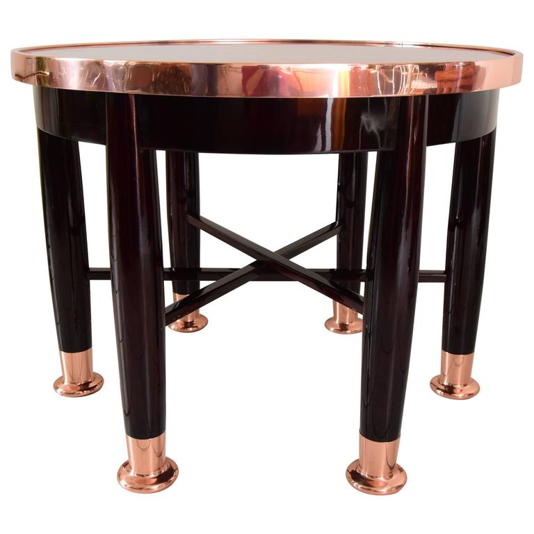 Adolf Loos Round Haberfeld Table For Sale at 1stdibs