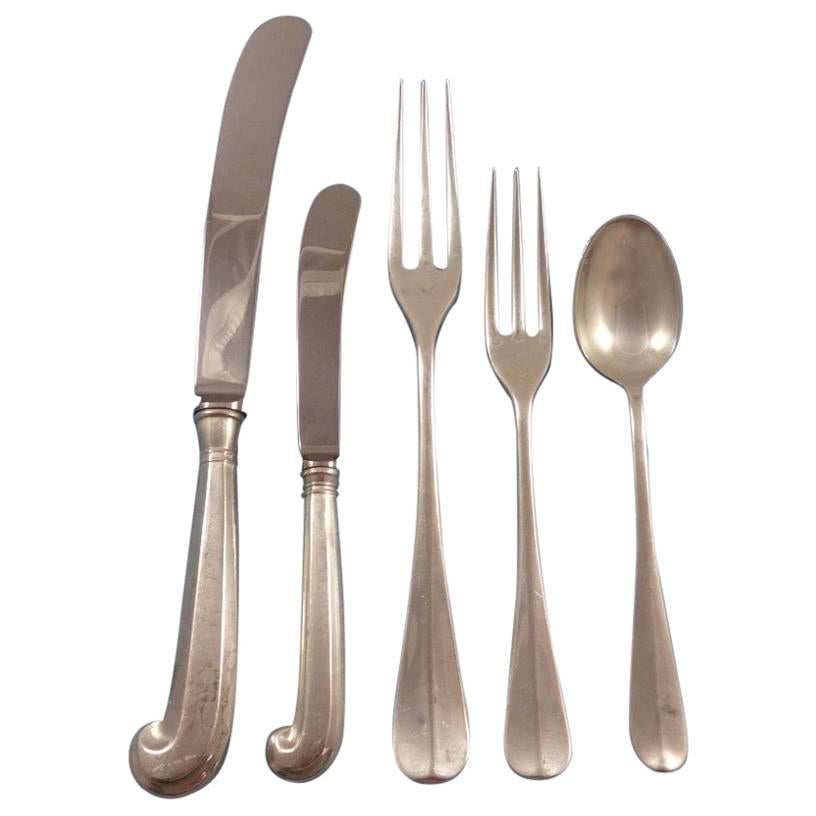 Queen Anne Williamsburg by Stieff Sterling Silver Flatware Set 12 ...