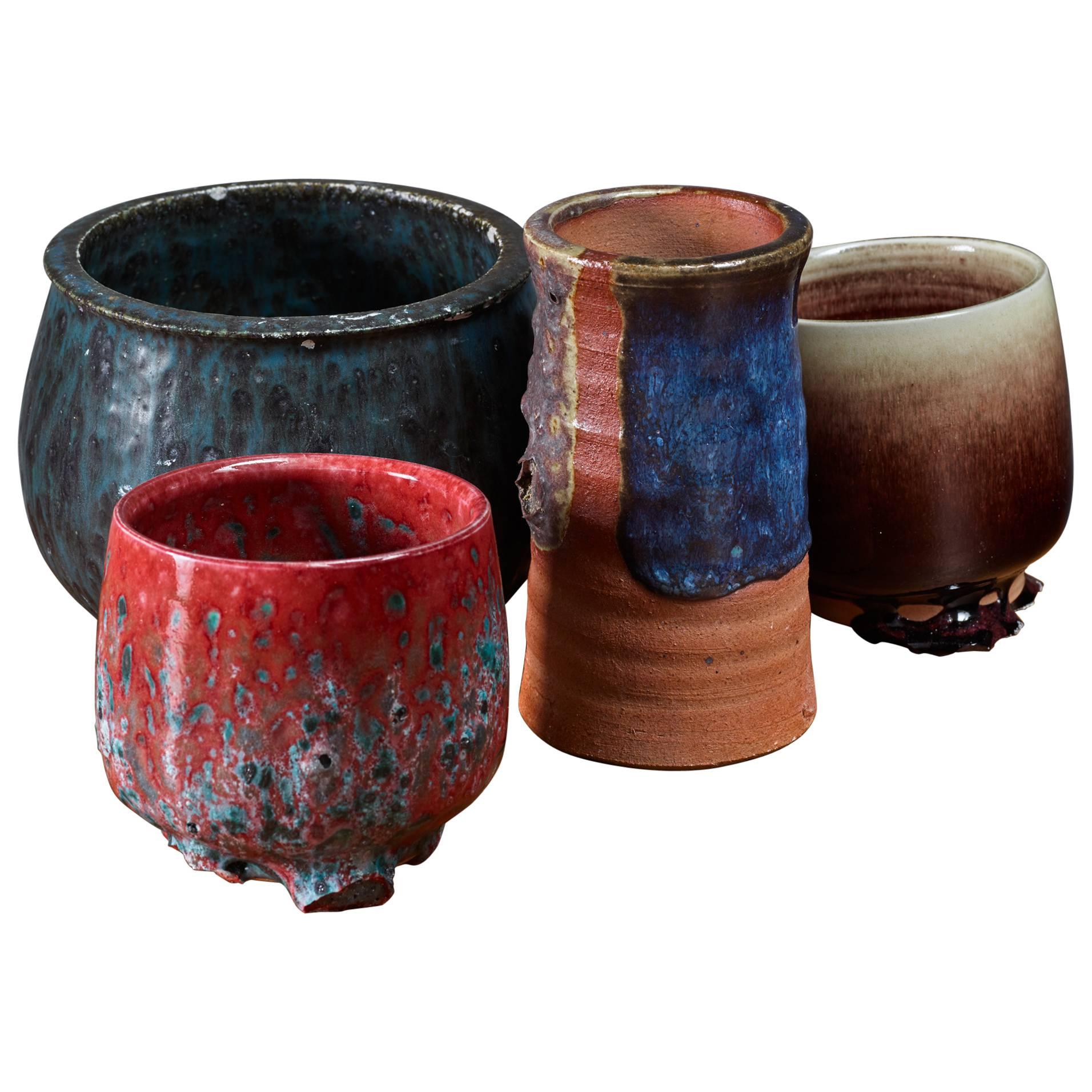 Garibaldi Set of Four Leather Trays For Sale at 1stDibs