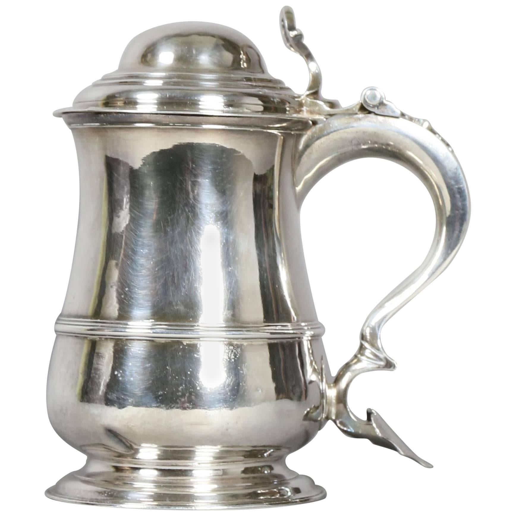 George II Sterling Tankard by Richard Bayley For Sale at 1stDibs