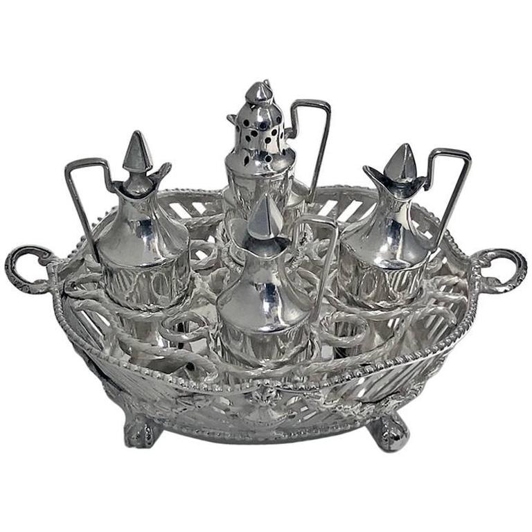Dutch Silver Miniature Toy Cruet 19th Century at 1stDibs