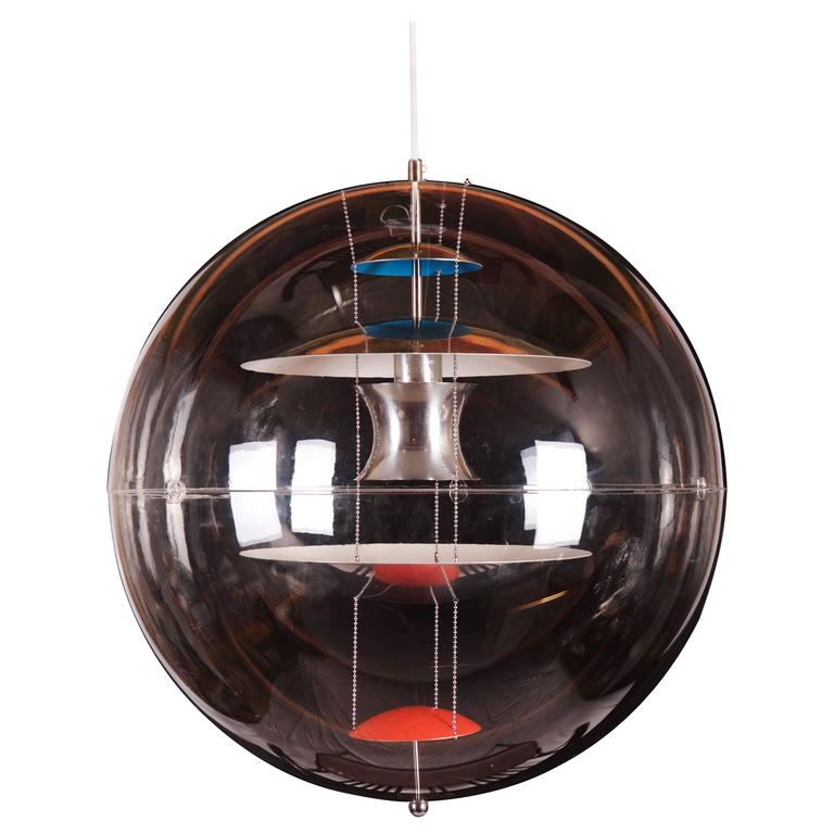 Rare Verner Panton VP Globe Pendant at 1stDibs