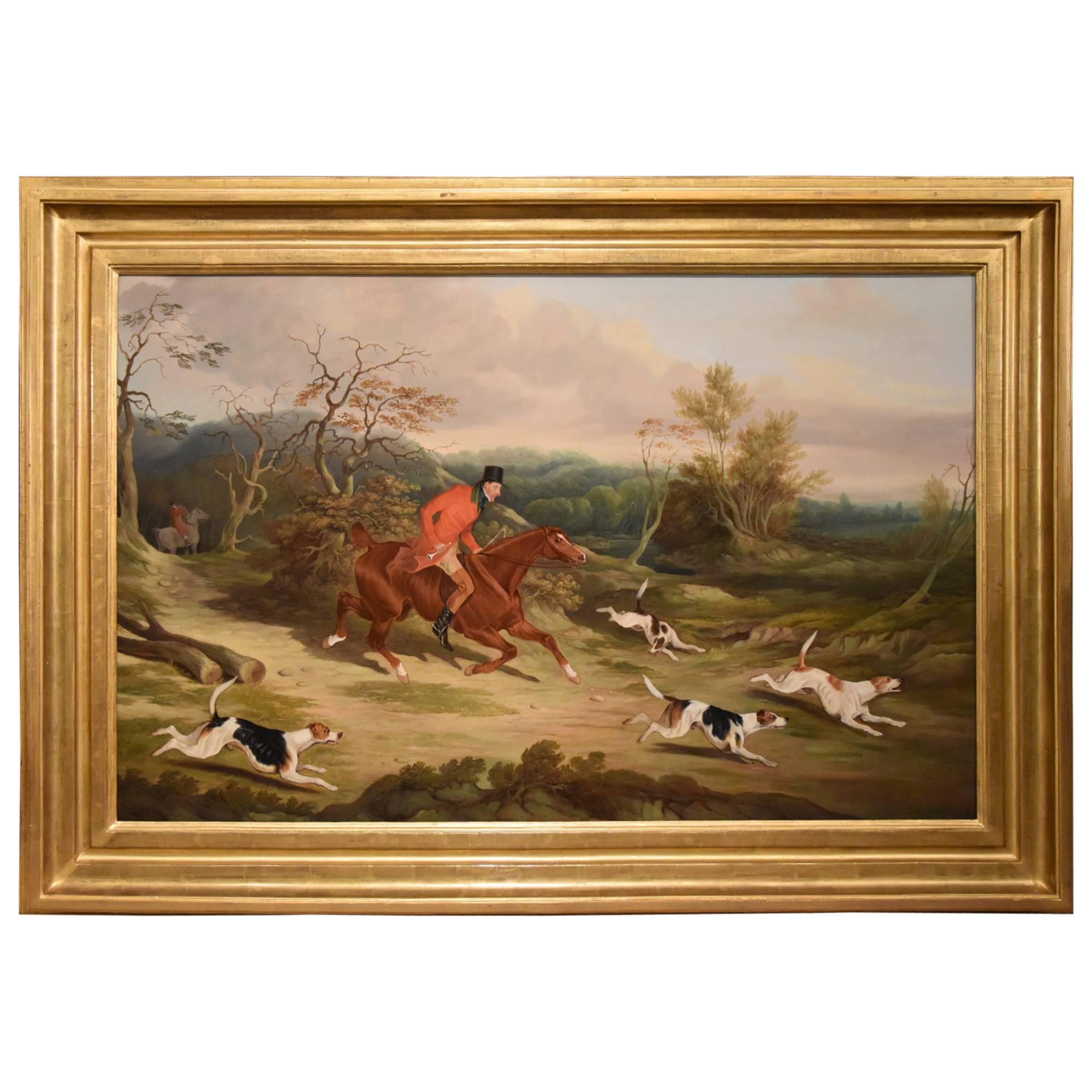 "The Bodsworth Hunt" Attributed to David Dalby of York For Sale at 1stDibs