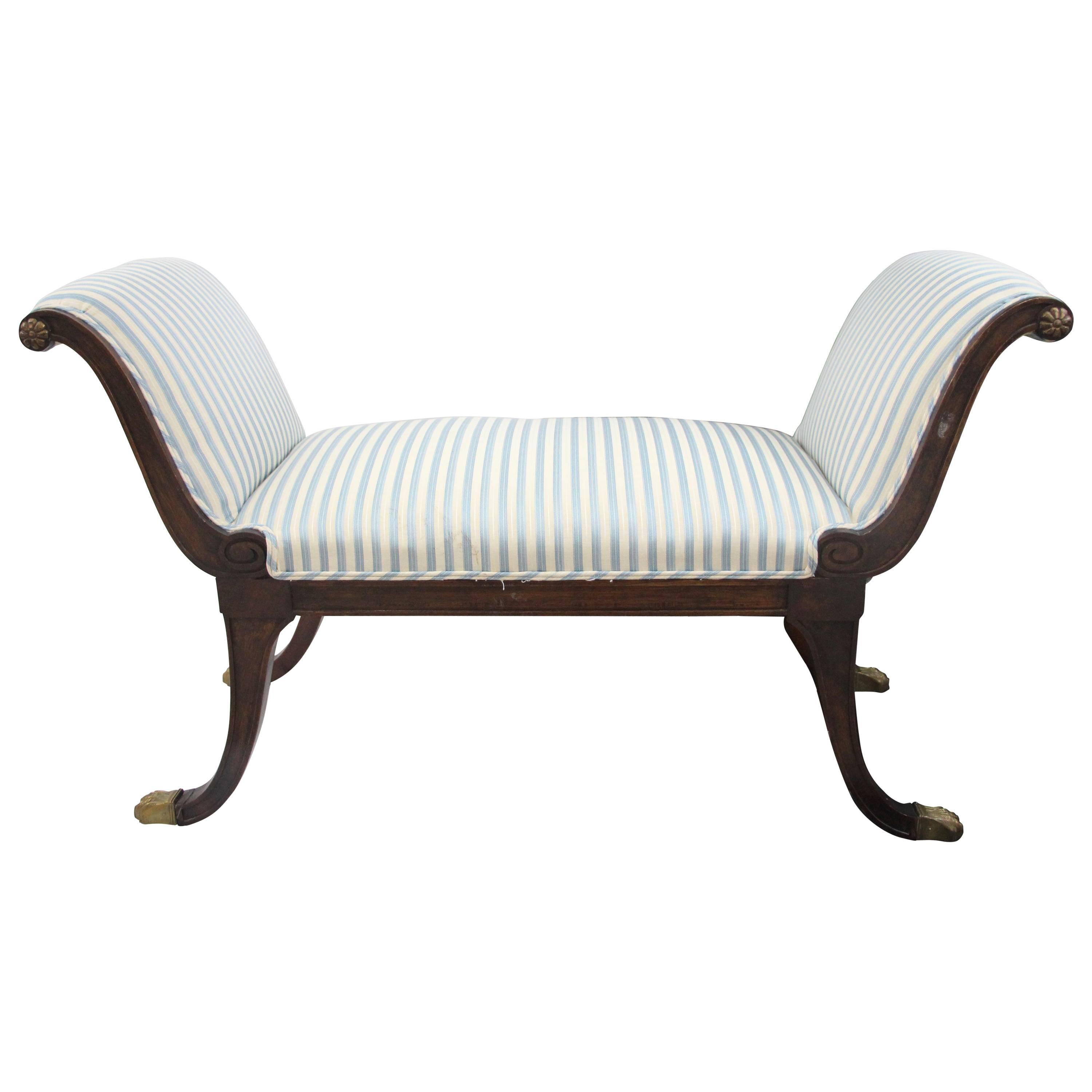 Regency Style Gilded Benches at 1stDibs