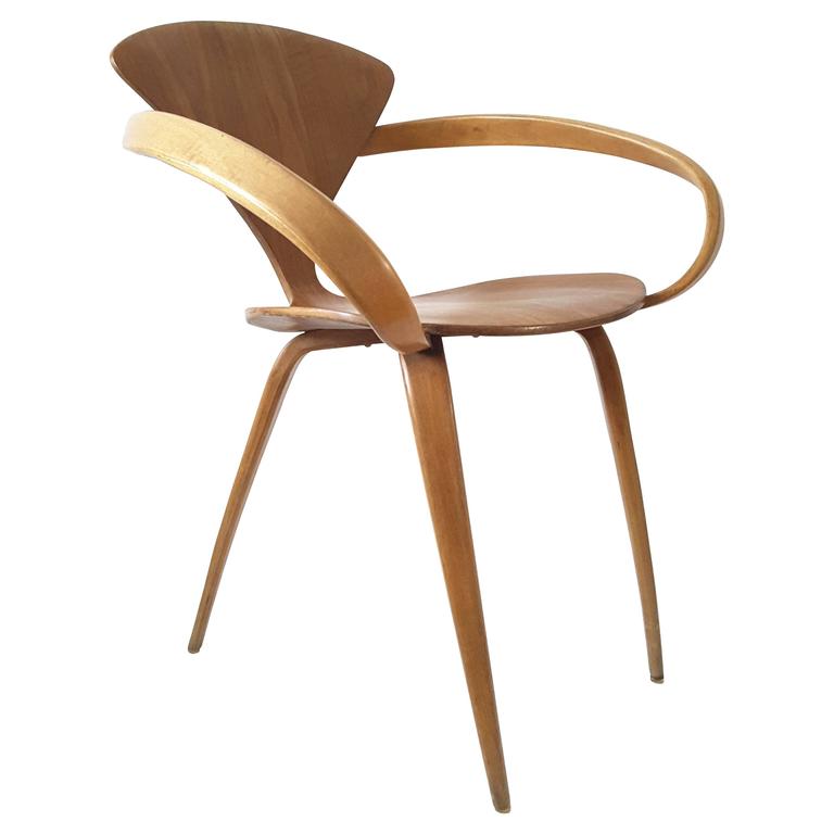 Mid-Century Bent Plywood Cherner Chair Designed by Norman Cherner for ...