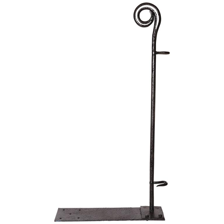 19th Century English Wrought Iron Sign Bracket at 1stDibs