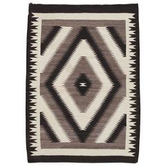 Vintage Navajo Rug in Storm Pattern at 1stdibs