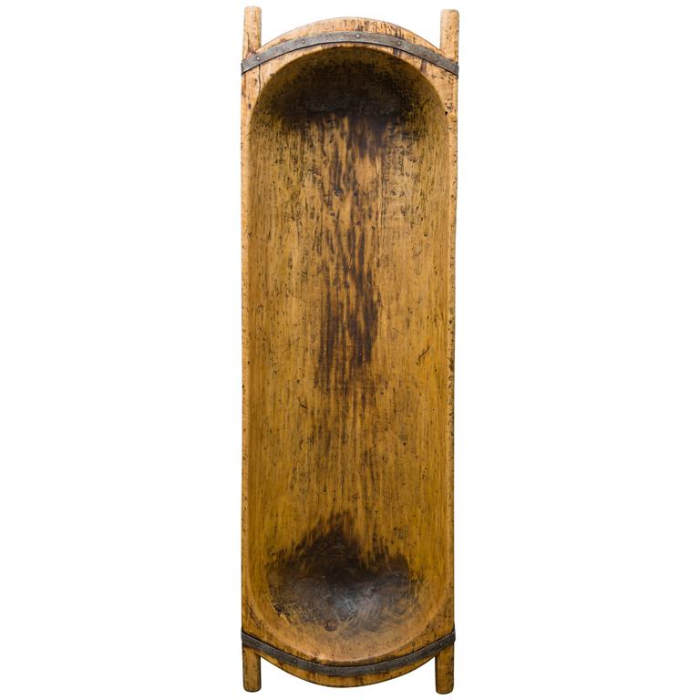 Overgrown Wood Trog from the 1920s For Sale at 1stDibs
