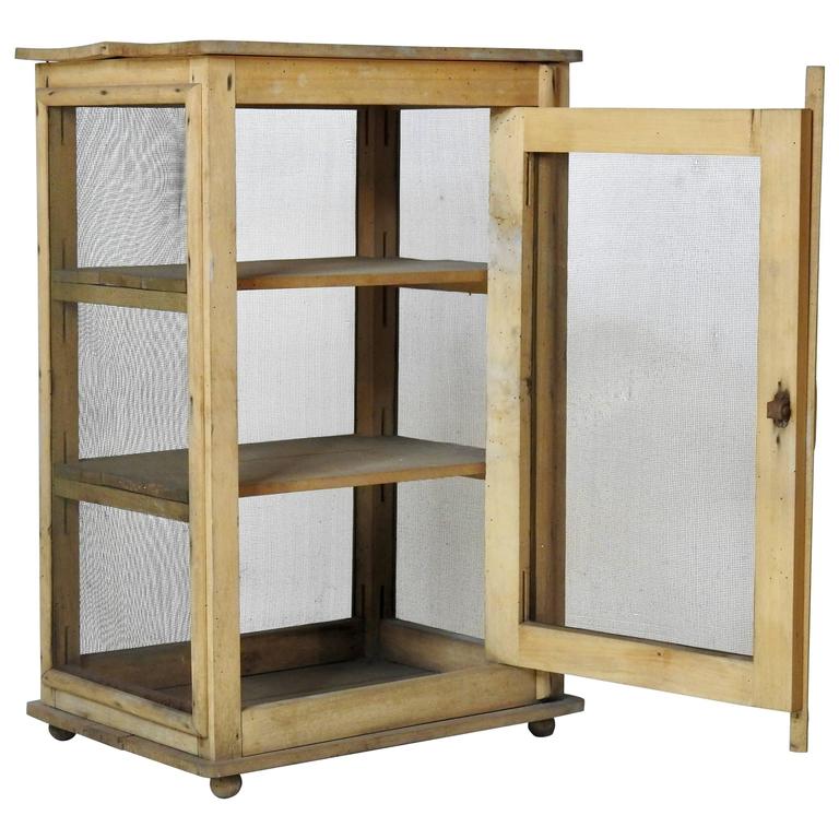 Early 20th Century French Cheese Safe at 1stDibs | cheese cupboard ...