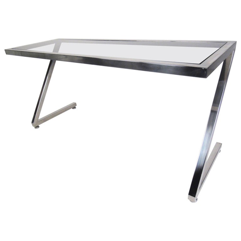 Contemporary Modern Cantilever Z-Frame Console Table For Sale at ...