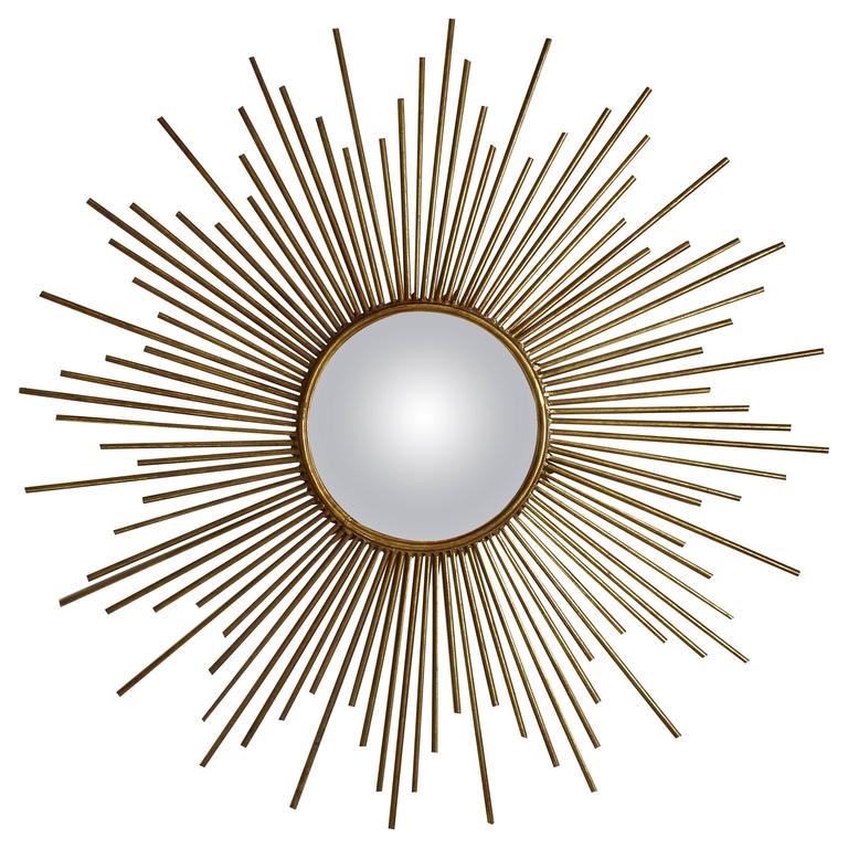 Vintage Inspired Starburst Mirror at 1stDibs