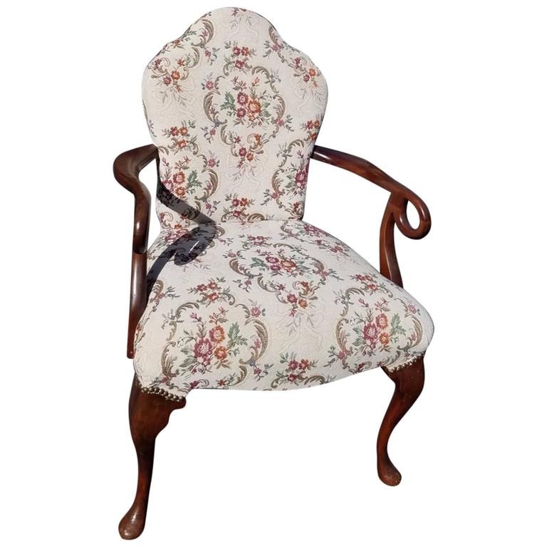 Victorian 19th Century Regency Corner Seating Chair For Sale at 1stDibs