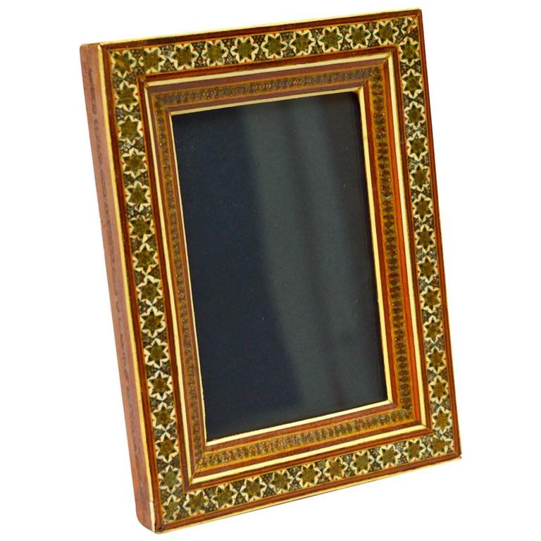 Vintage Persian Micro Mosaic Picture Frame at 1stDibs | persian picture ...