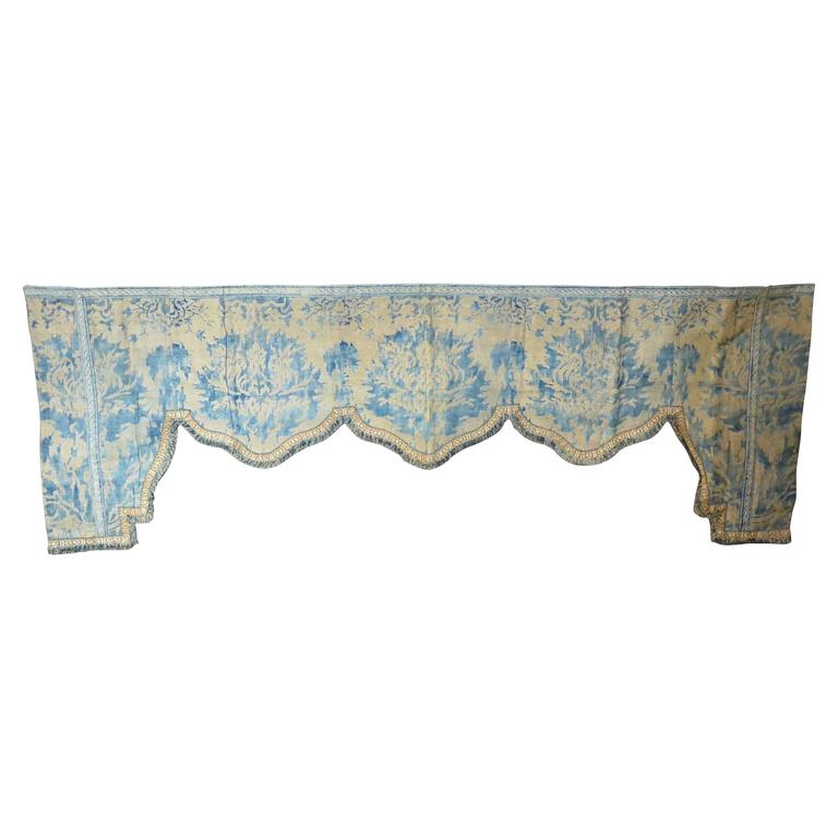 Vintage Fortuny Valance at 1stDibs