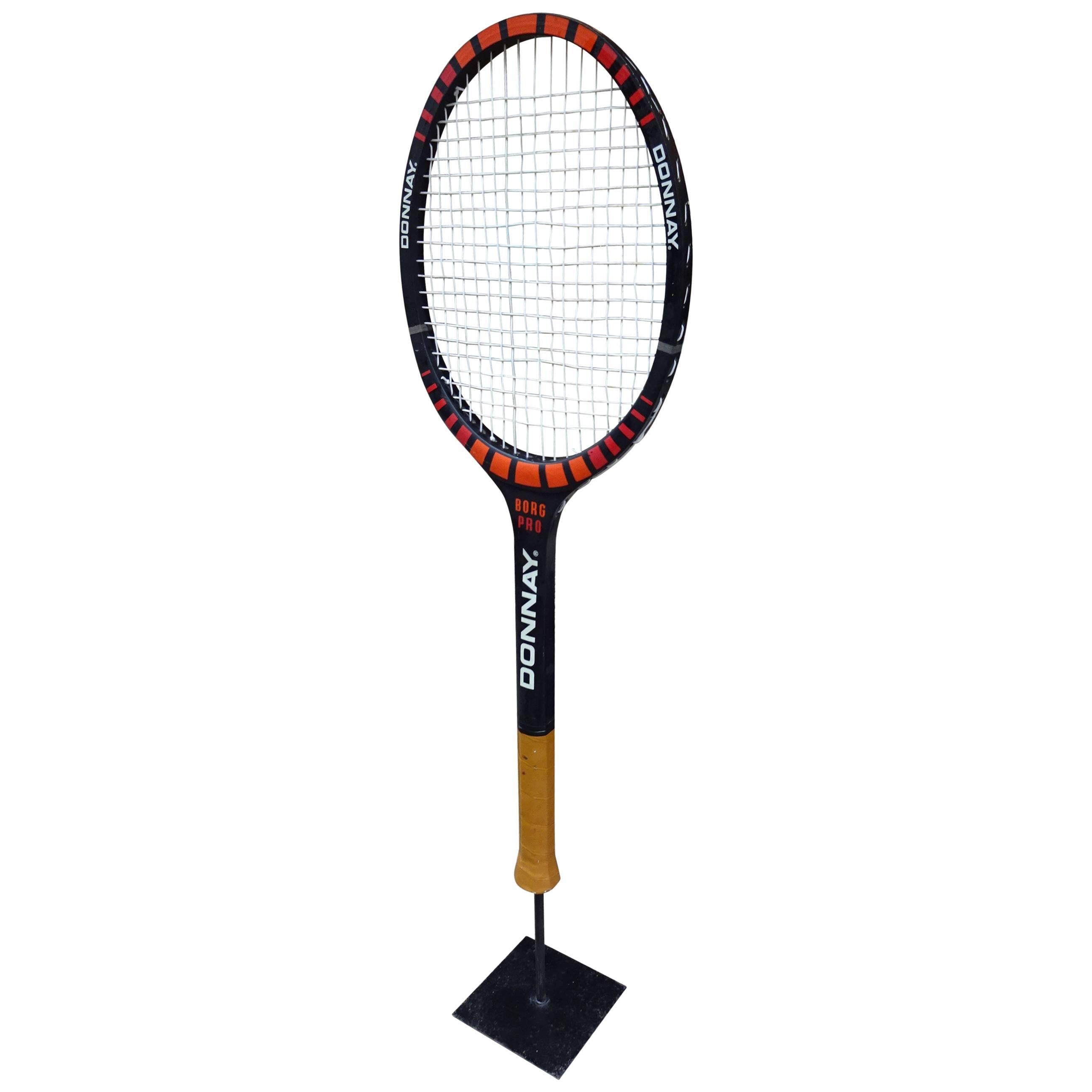 Large Promotional Donnay Racket at 1stDibs | donnay tennis racquets