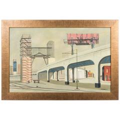 Huge Three Dimensional Abstract Composition by Neil Loeb, American For ...