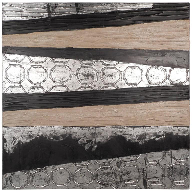 Mid-Century Modern Style Contemporary Abstract Painting by Sarah Brooke ...