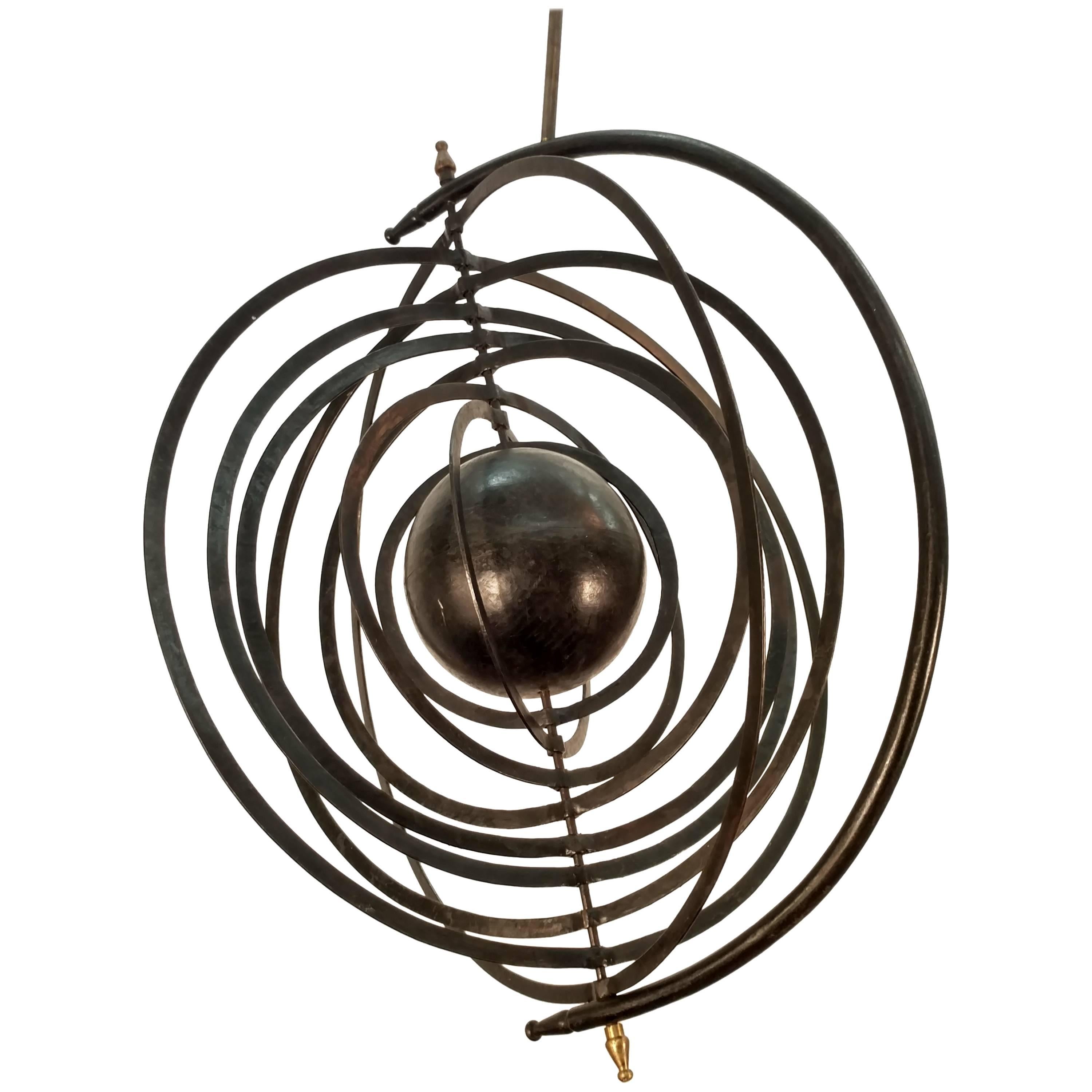 Orbit Metal Ceiling Sculpture at 1stDibs