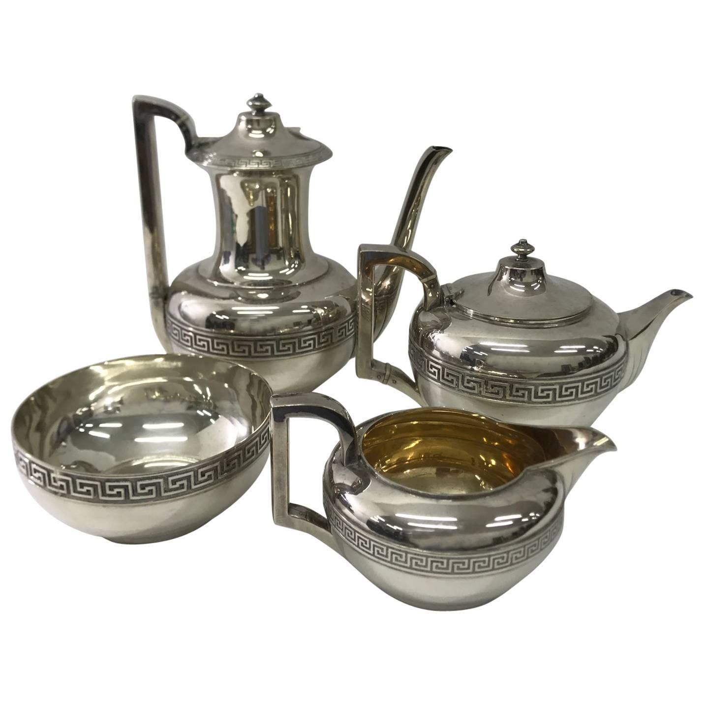 Gorham New York Silver Plated Art Deco American Tea Set circa 1940 at ...
