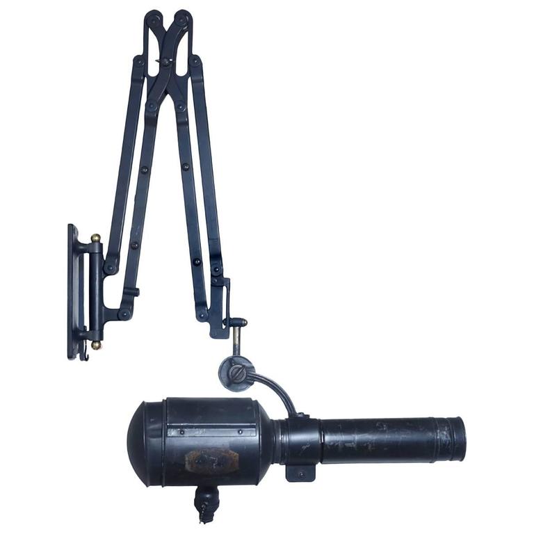 Long Nose Articulated Arm Spotlight For Sale at 1stdibs