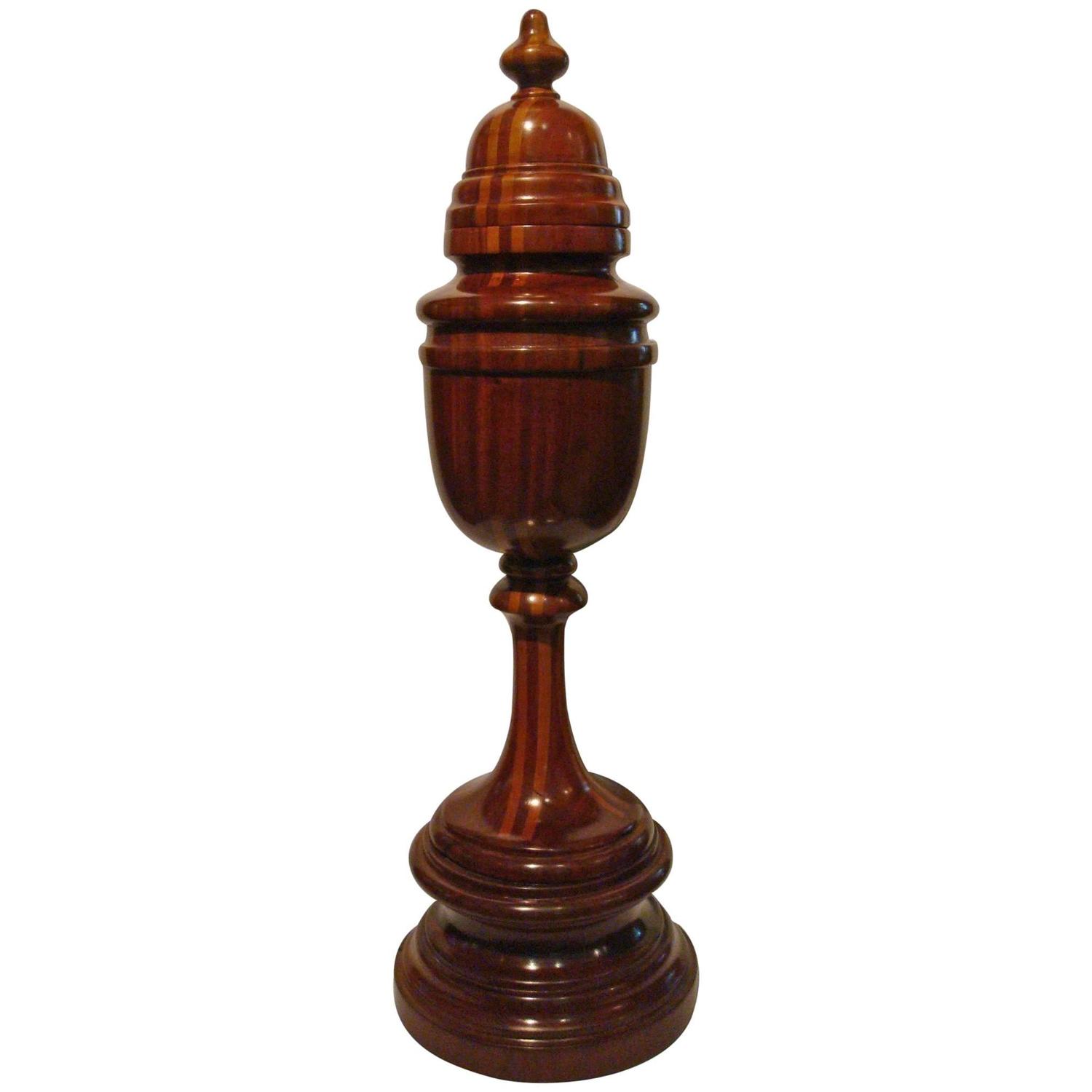 Giant Bishop Chess Piece Wooden For Sale at 1stdibs