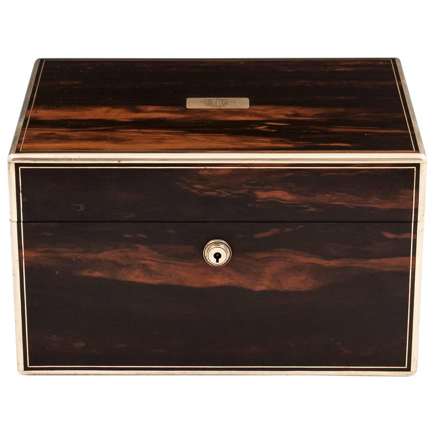 Antique Coromandel Jewelry Box at 1stDibs
