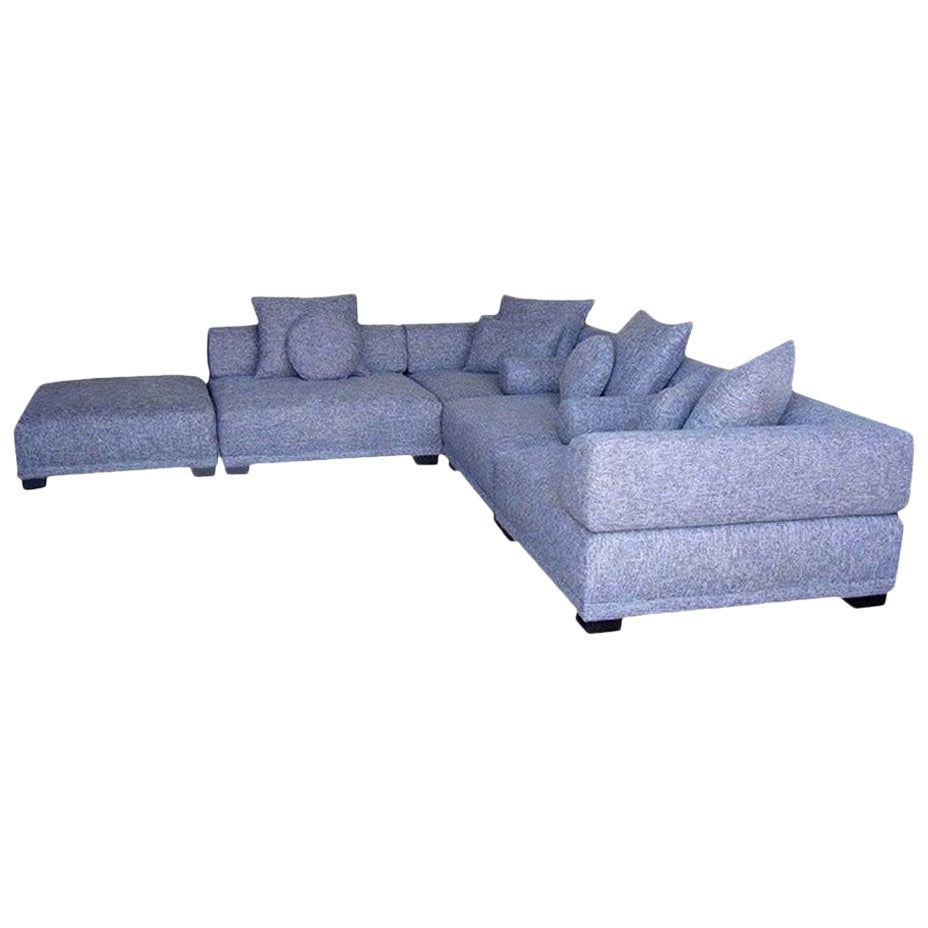 Contemporary Gray Modular Sectional Sofa For Sale at 1stDibs