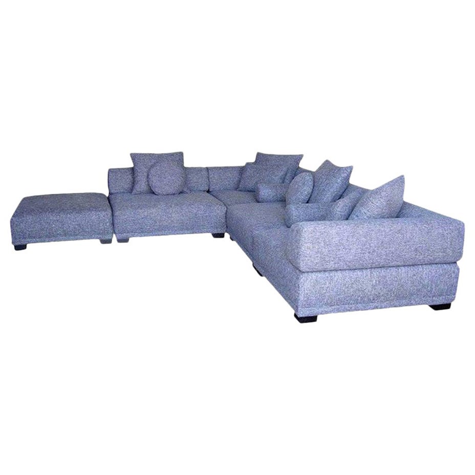 Customizable Modular Suite Sofa Daybed 'Atrium', Wittmann, Cognac ...