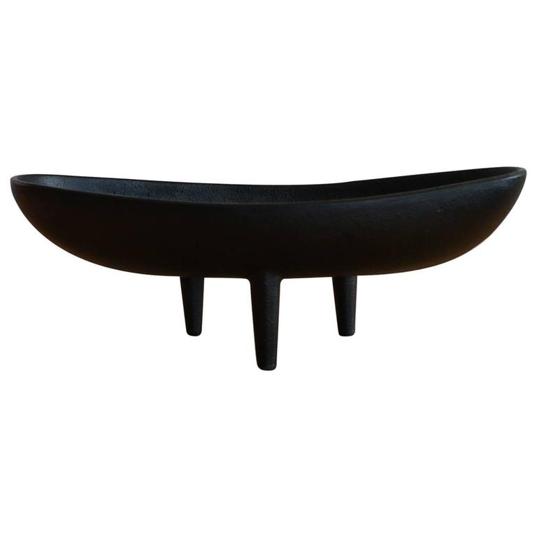 Mid-Century Iron Ikebana Vessel from Japan at 1stDibs