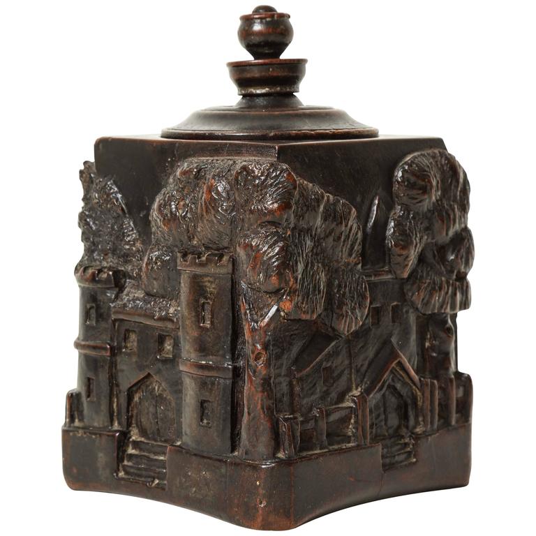 Unusual 18th Century Tobacco Jar, Possibly Irish at 1stDibs