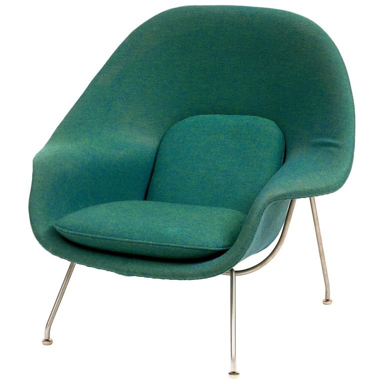 Womb Chair by Eero Saarinen for Knoll in Original Knoll Fabric, 1970s ...