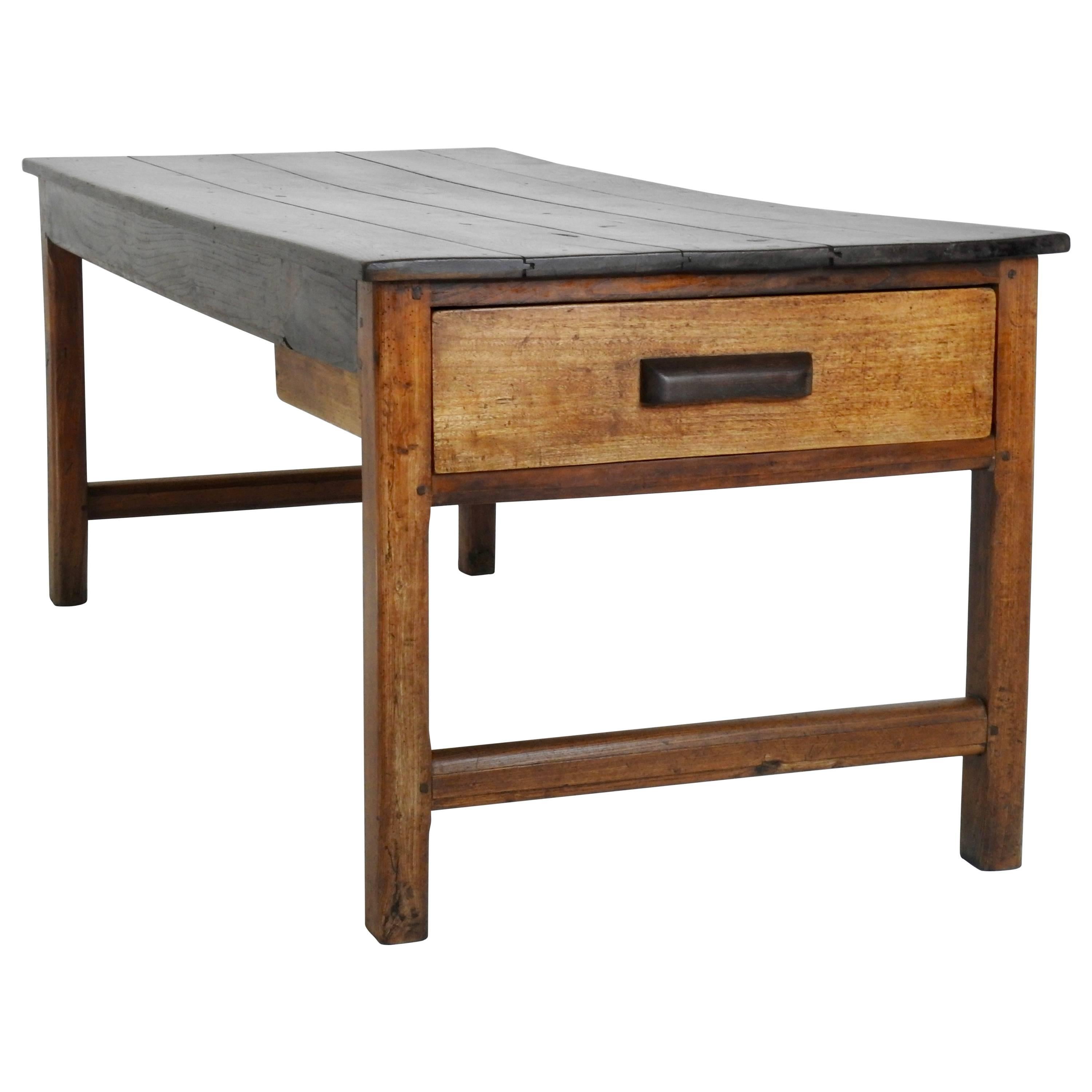 19th Century Country French Working Farm Table at 1stDibs