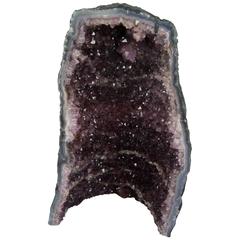 Gem grade, Amethyst Geode Sculpture For Sale at 1stdibs
