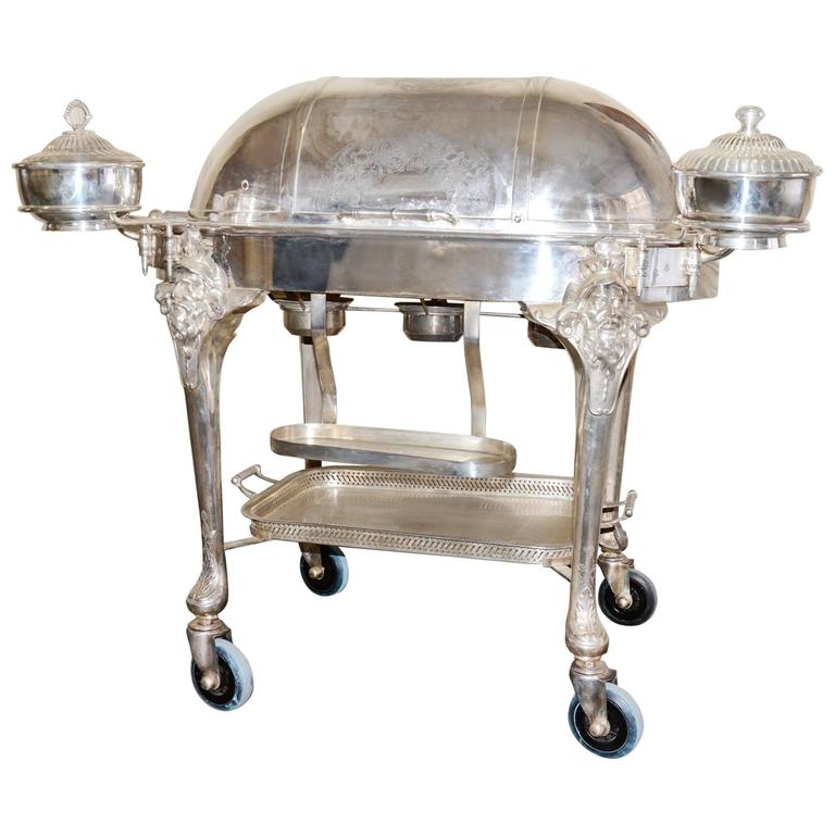 Royal Castle Sheffield EP Trolley Cutting Table at 1stDibs