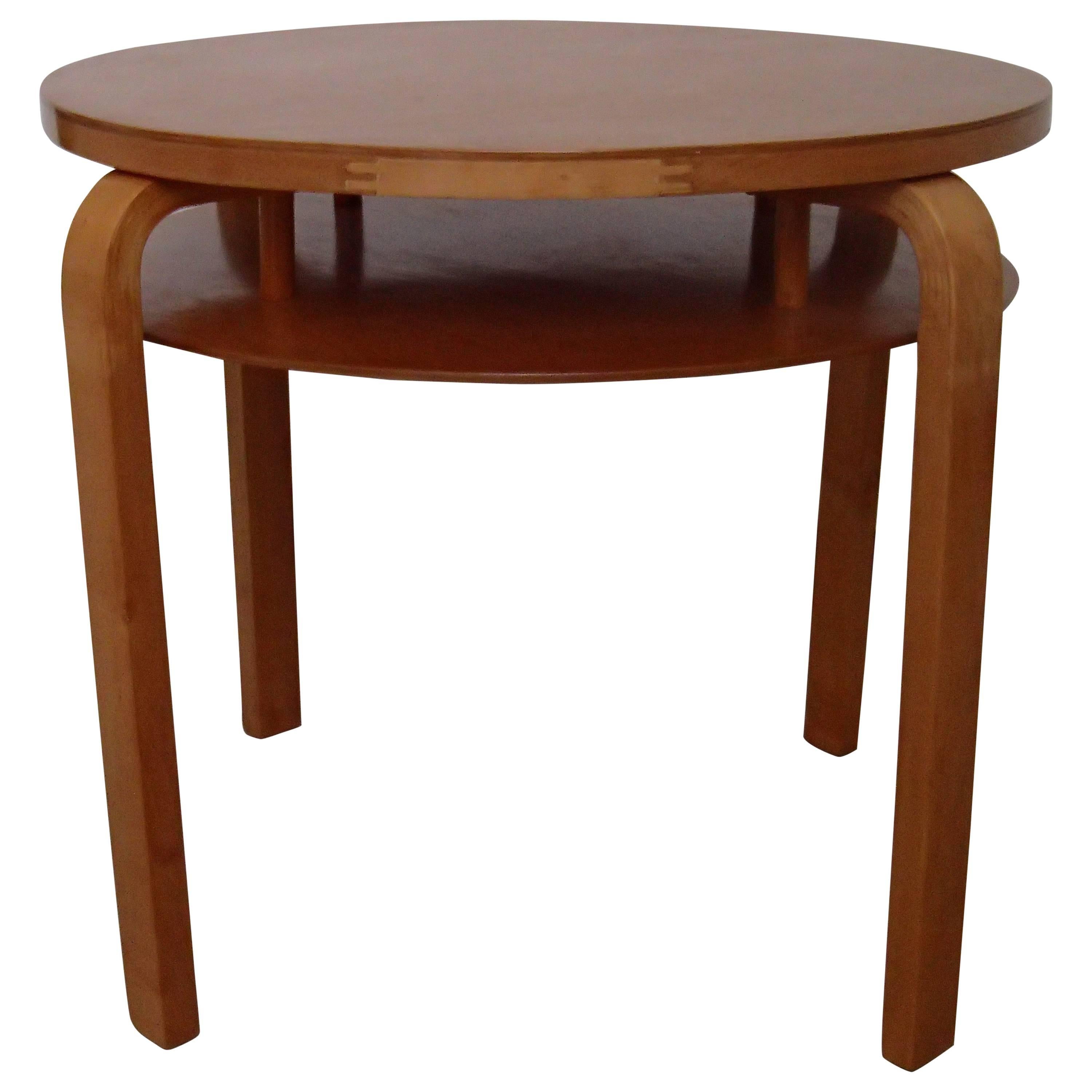 Mid-Century Original Alvar Aalto Round Table Birch at 1stDibs