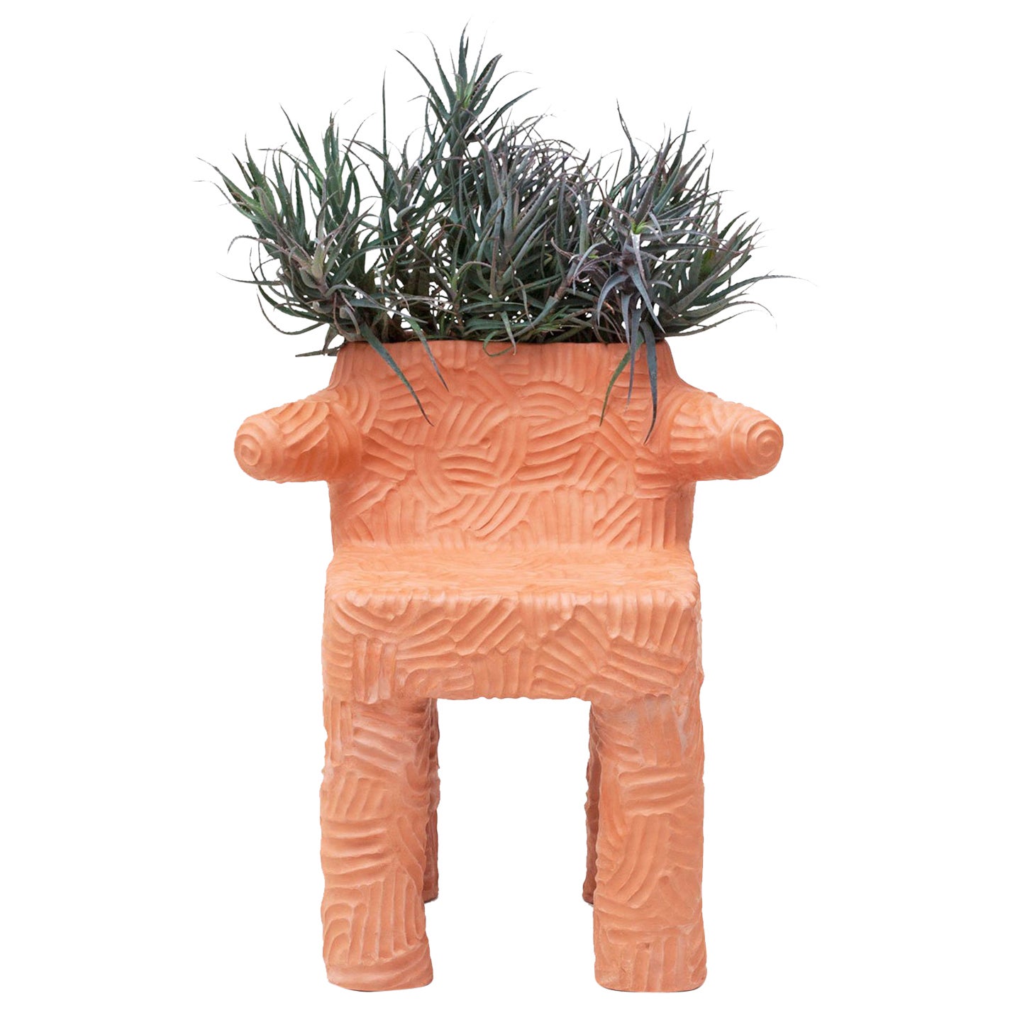 Chris Wolston Pink Plant Chair "Condesa" For Sale at 1stDibs