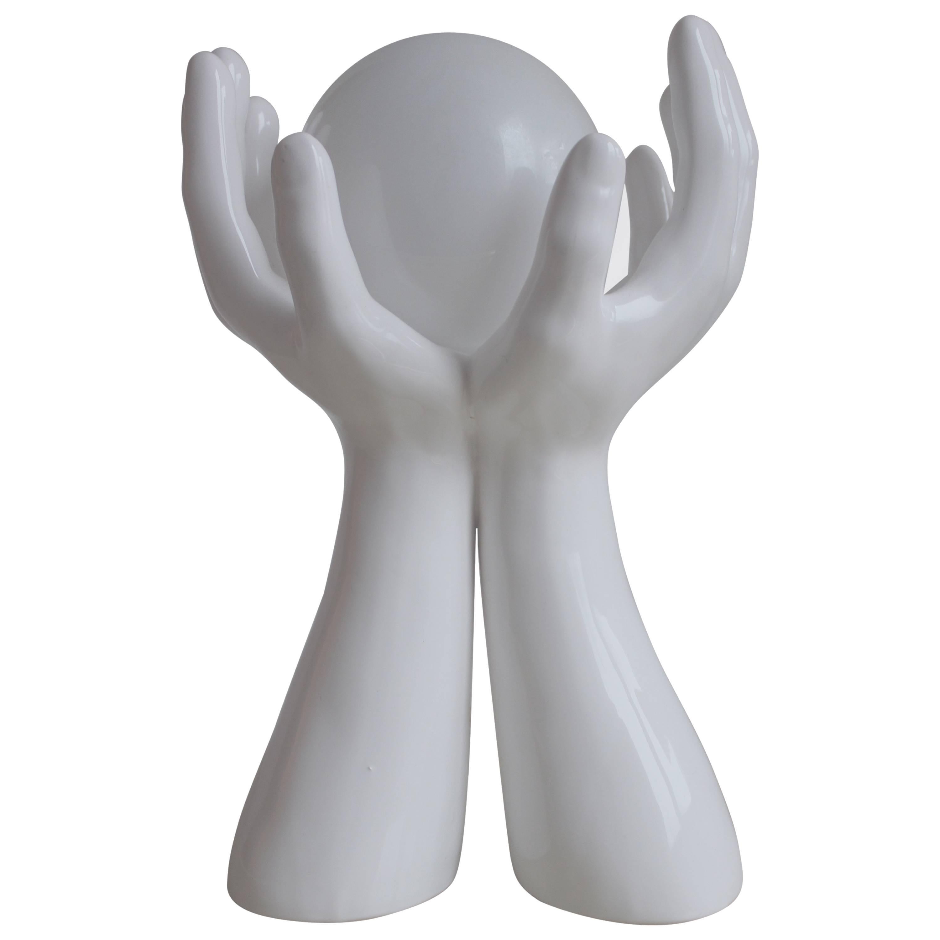 Hands Table Lamp 1960s at 1stDibs | hands lamp, hand table lamp ...