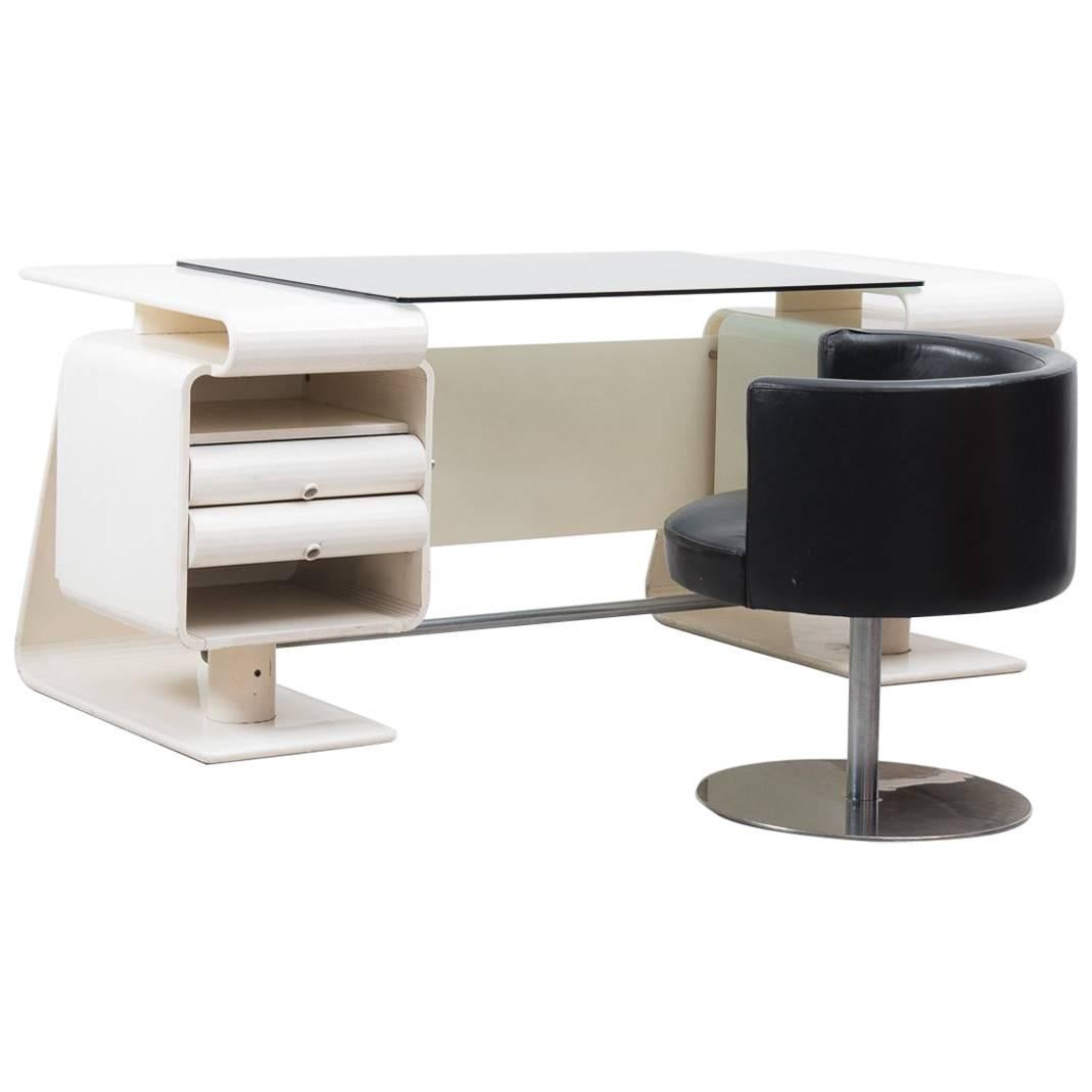 Italian Postmodern Desk and Chair Unknown, 1970s, Italy at 1stDibs ...