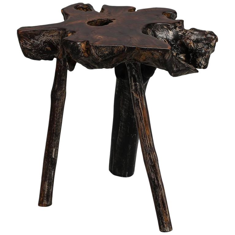 Chinese Root Side Table at 1stDibs
