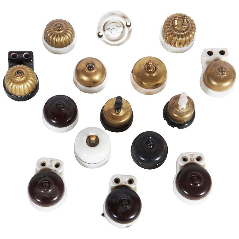 Collection of Art Deco Wall Light Switches at 1stDibs | art deco light ...